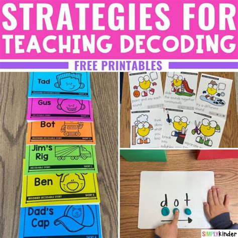 Strategies For Teaching Decoding Simply Kinder