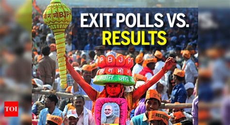 Infographic How Right Were The Exit Polls India News Times Of India