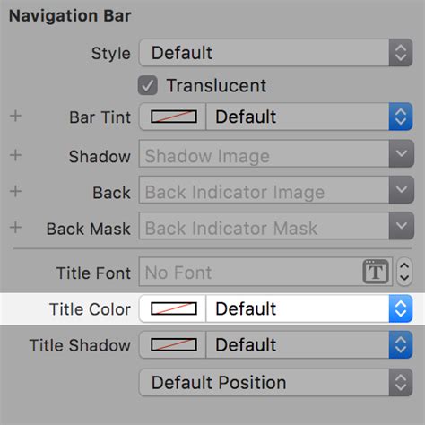 Uinavigationbar How Do I Change The Navigation Bar Title Color In Swift Stack Overflow