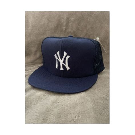 엠엘비 Annco 빈티지 새상품 뉴욕 양키스 앤코 Mlb 모자 캡 스냅백 메시 트러커 블루 위시버킷