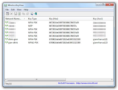 WirelessKeyView Recover Lost Wireless Network Key TinkerBytes