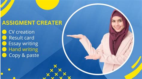 Do Assignment Writing Expert And Poster Making By Fehmi7727 Fiverr