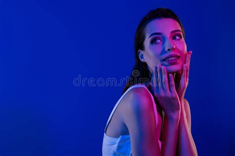 Photo Of Pretty Charming Lady Enjoy Soft Fresh Perfect Ideal Skin After