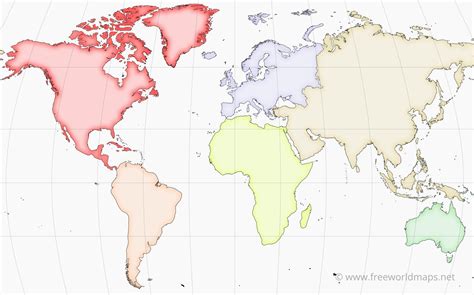 World Map With Seven Continents Imageforsharing Map The World Continents