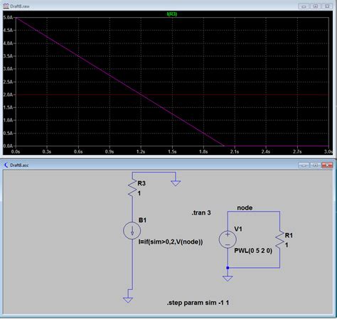 Simulation Ltspice Multiple Load Iteration Electrical Engineering