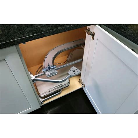 REV A SHELF Two Tier Organizer For Blind Corner Right Gray Left Hand Rev A Shelf GR L