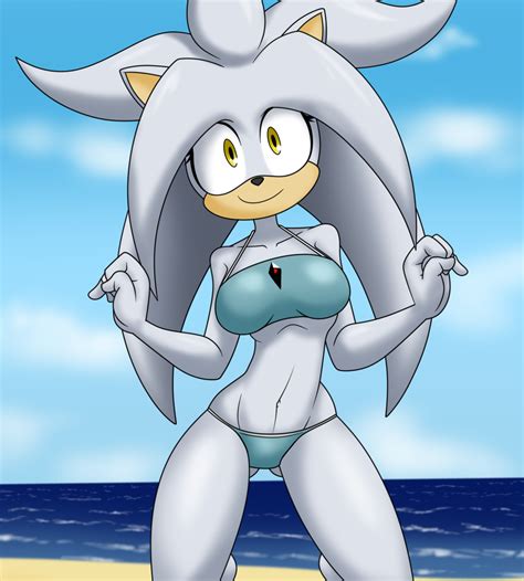 Rule 34 Beach Bikini Cute Face Female Gemstone Genderswap Mtf Hedgehog Humanoid