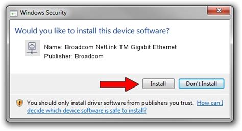 Download And Install Broadcom Broadcom NetLink TM Gigabit Ethernet Driver Id