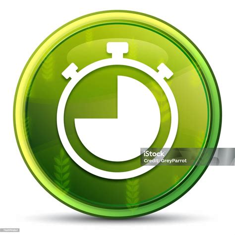 스톱워치 아이콘 스프링 밝은 내추럴 그린 라운드 버튼 일러스트 0명에 대한 스톡 벡터 아트 및 기타 이미지 0명 개념 개념과 주제 Istock