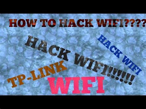 HOW TO HACK TP LINK ROUTER YouTube