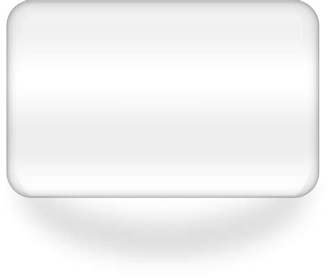 Rectangle Neumorphic Transparent Glass Button Minimal Button Realistic