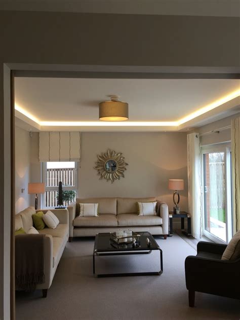 Concealed Mood Lighting For A Cozy Living Room