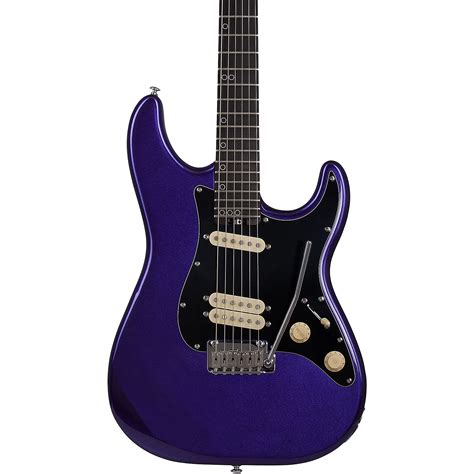 Schecter Guitar Research Mv 6 Electric Guitar Metallic Purple Guitar