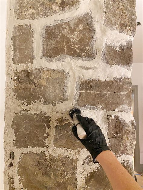 How to diy over grouted stone fireplace for under $200 – Artofit