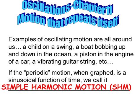 Swing Oscillatory Motion