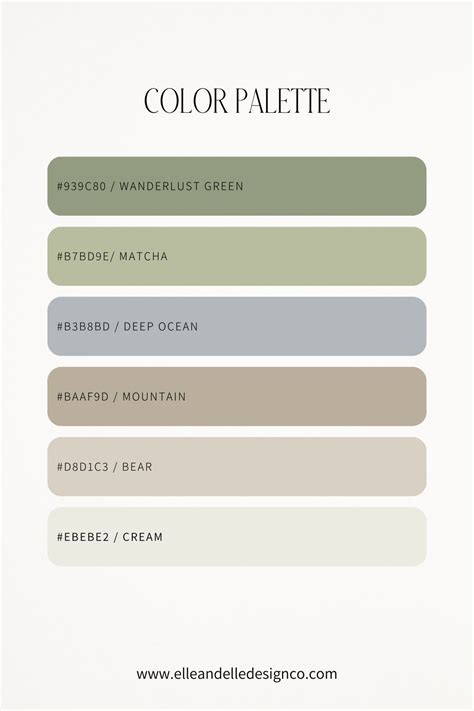 Pin By Terra Sexton On Handcrafted Haven Sage Color Palette Nature