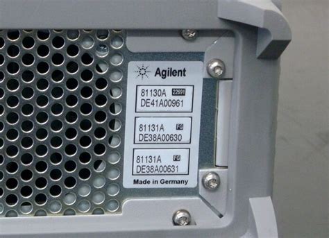 Agilent 81130a 81131a 2 400mhz 2ch Pulse Pattern Generator Ebay
