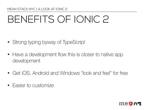 Intro To Ionic 2 Ppt