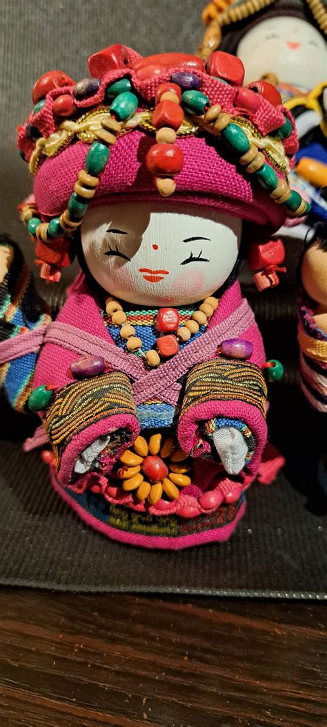 Chinese Minority Dolls Cartoon Dolls Set Of 3 Etsy