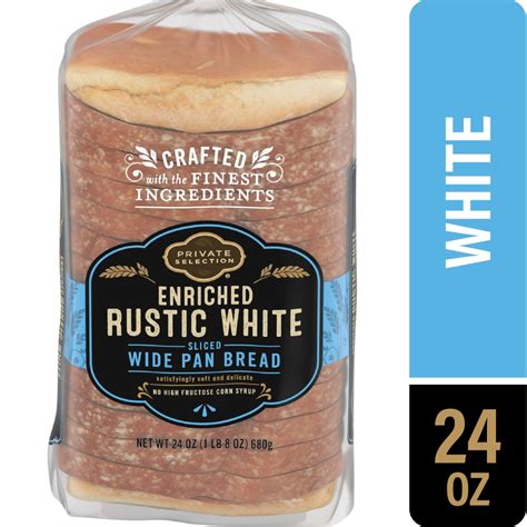 Private Selection® White Bread Rustic Wide Pan 24 Oz King Soopers