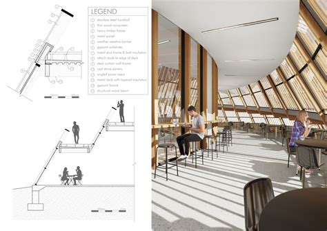 Architecture Project Inward Sloping Timber Structure Connecting