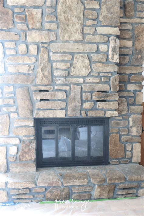 Before & After: German Schmear Fireplace Makeover - Free Range Cottage