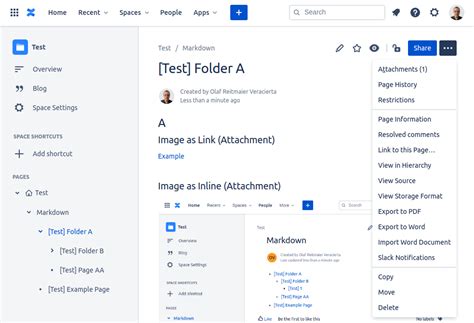 Github Olafrvmdtocf Markdown Filesdirectory Publishing To Atlassian Confluence