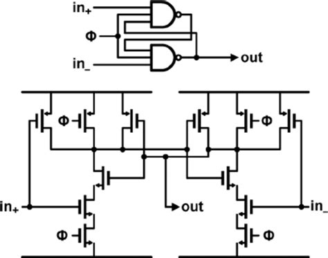 An Analog Comparator Made From Standard Digital Nand3 Cells The Download Scientific Diagram