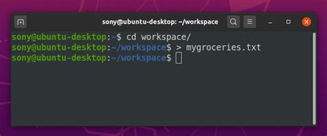 Linux Create File