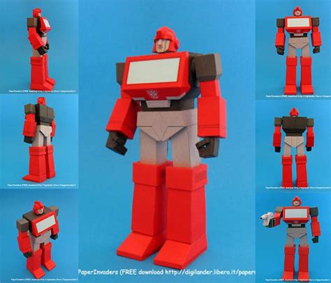 Transformers Papercraft Paper Crafts Art Diy Papercraft Templates