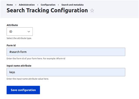 search tracking