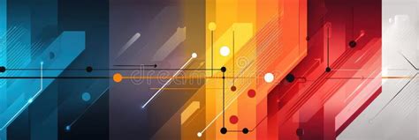 Abstract Timeline Infographic Featuring Arrows And Markers On A Vibrant