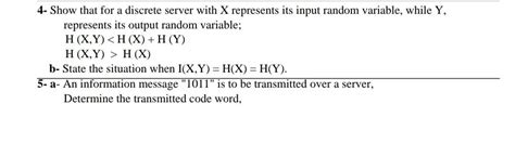 solved 4 show that for a discrete server with x represents