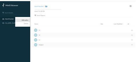 amazon s3 minio add a public bucket with docker compose stack overflow