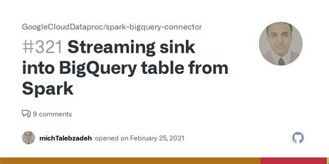 Streaming Sink Into BigQuery Table From Spark Issue GoogleCloudDataproc Spark Bigquery