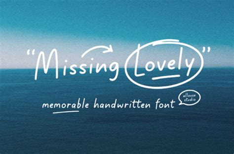 Missing Lovely Font Creative Fonts