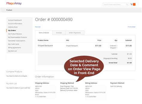 Magento2 Order Delivery Date Extension