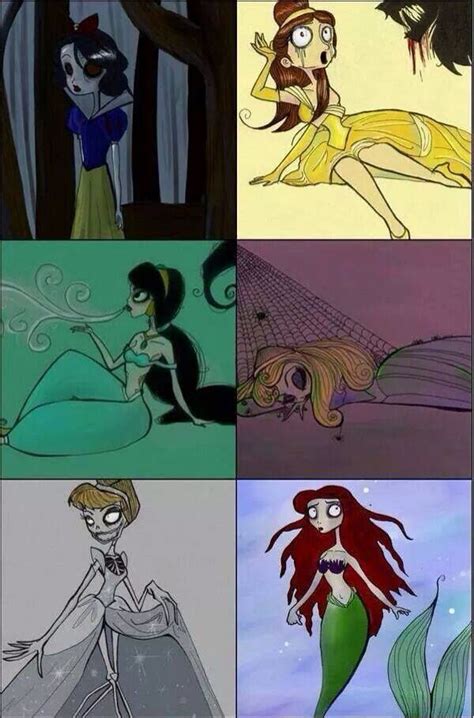 Tim Burton Disney Princesses Tim Burton Disney Tim Burton Art