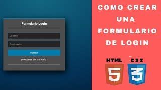 Crear Un Formulario De Registro Con HTML Y CSS Desarrollo Web