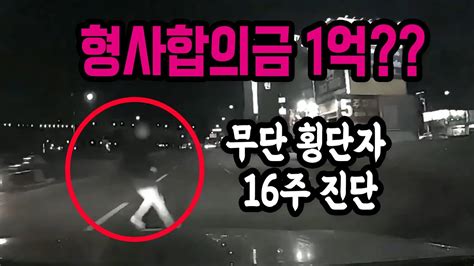 10485회 무단 횡단자가 크게 다쳤습니다 피해자측 손해사정사는 형사합의금 1억 원 얘기하는데 합의를 해야 하는가요 Youtube