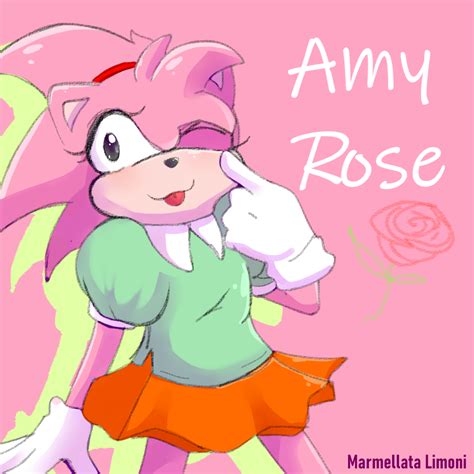 Amy Rose By Marmellatalimoni On Deviantart