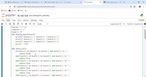 Ashique Rahman On Linkedin Tictactoe Python Gamedevelopment Coding