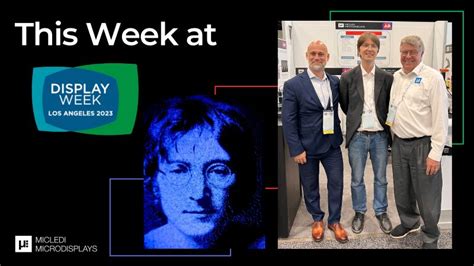 Micledi Microdisplays On Linkedin Displayweek2023 Microled Semiconductor Ar Arglasses