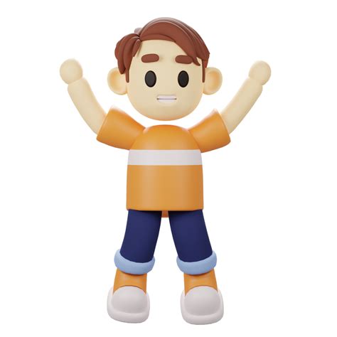 Personaje De Niño 3d Feliz 10871119 Png