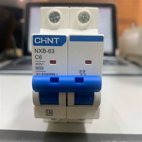 Mcb Chint Nxb 63 C6 2p 6a Miniature Circuit Breaker C6 Shopee Malaysia