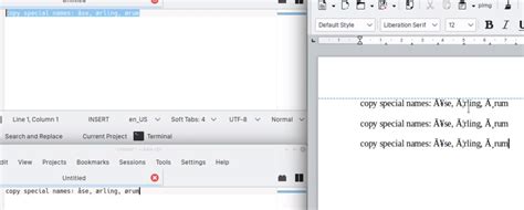 Writer Bug Paste Special Characters English Ask Libreoffice