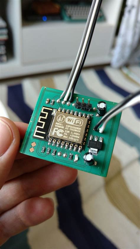 Esp8266 Diy Pcb With Solder Mask Esp Side 3 Electronics Circuit Bluetooth Finder Arduino