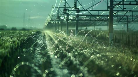 an image of an irrigation pivot equipped with advanced sensors and