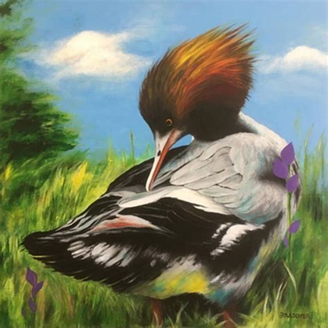 Christine Boulsover Molly Merganser Artwestgallery