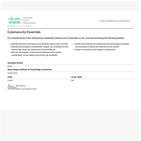 vanshika shukla on linkedin cisco cybersecurity cisconetacad